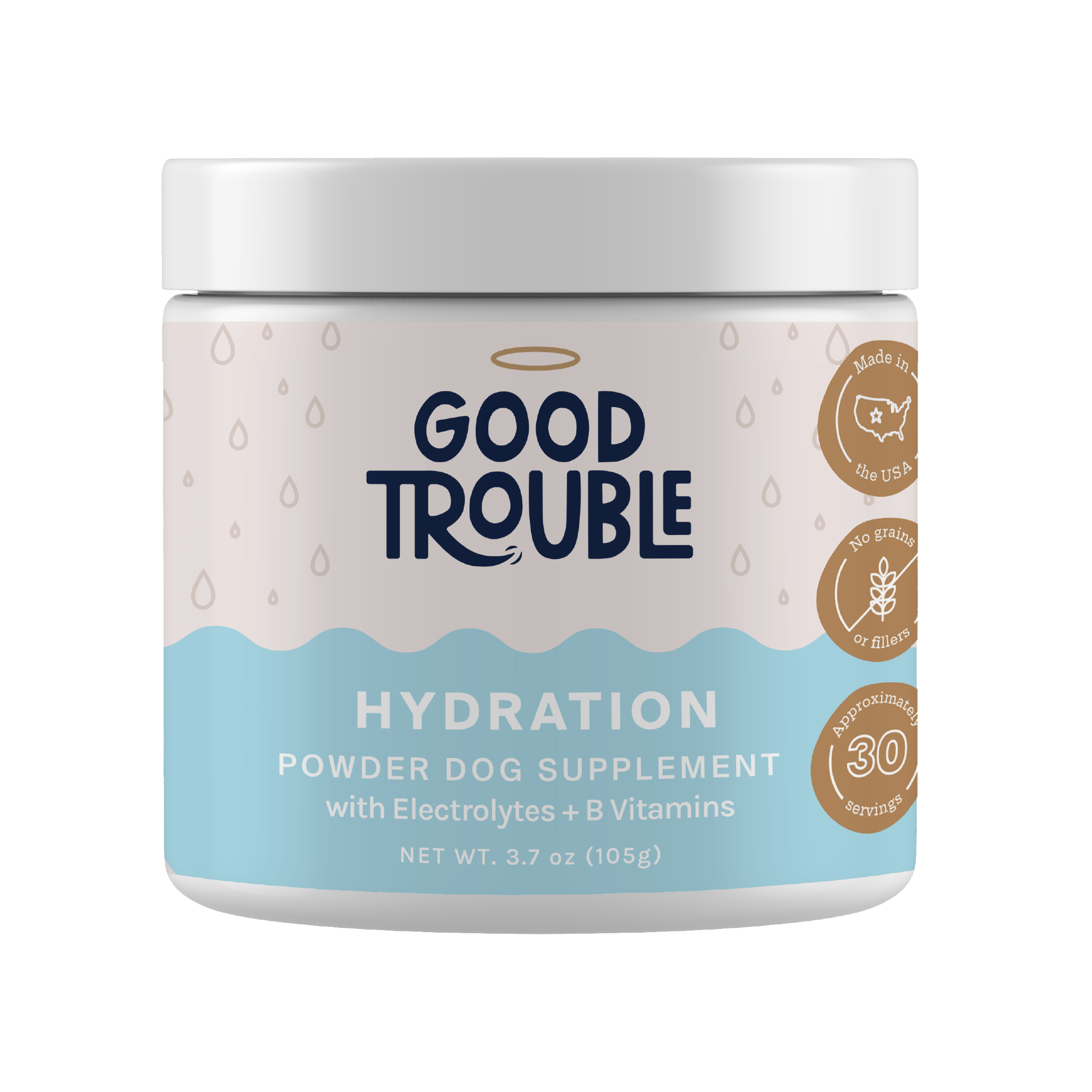 Dog Hydration Powder Supplement – Good Trouble Pets